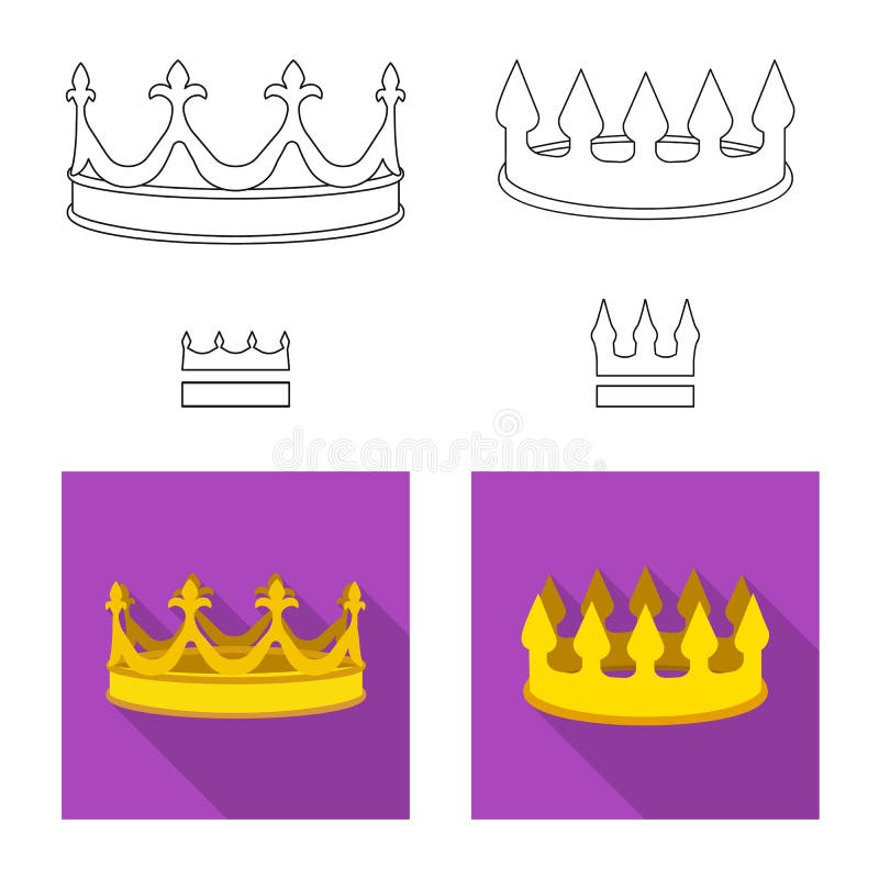 Vector Design of Medieval and Nobility Logo. Collection of Medieval and ...