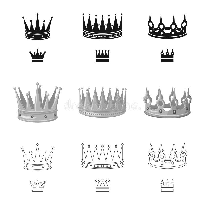 Vector Design of Medieval and Nobility Logo. Collection of Medieval and ...