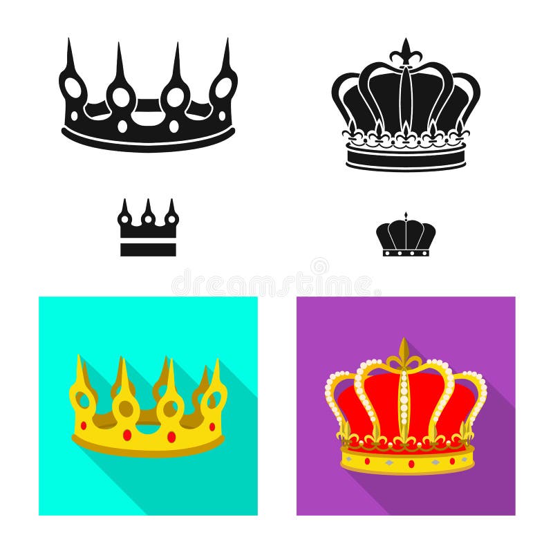 Vector Design of Medieval and Nobility Sign. Set of Medieval and ...