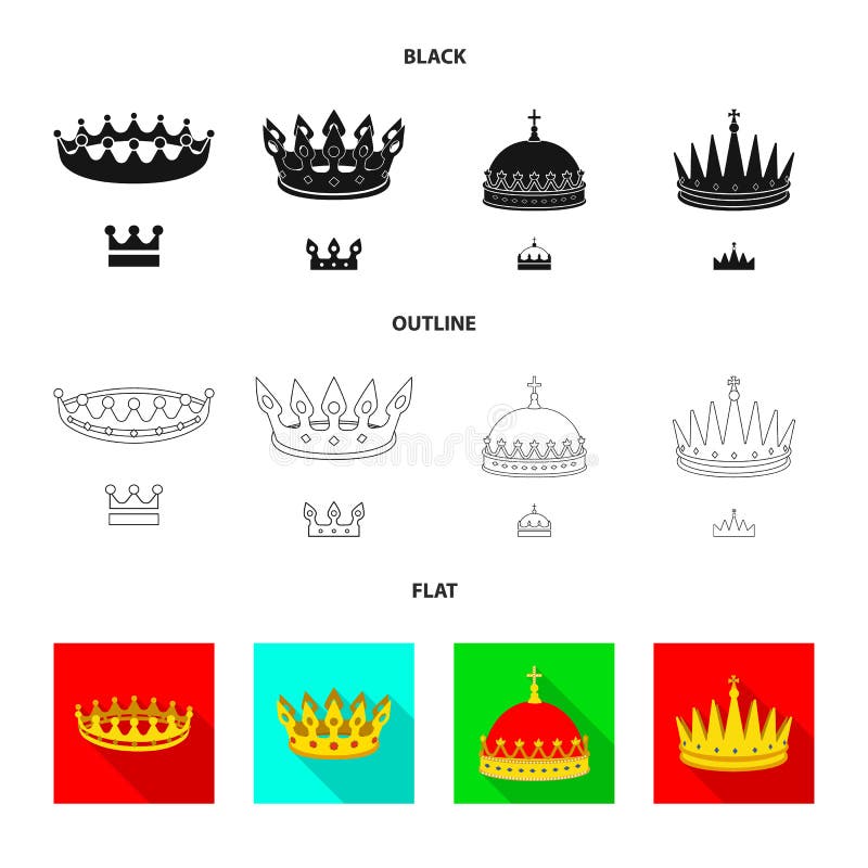 Vector Design of Medieval and Nobility Sign. Set of Medieval and ...