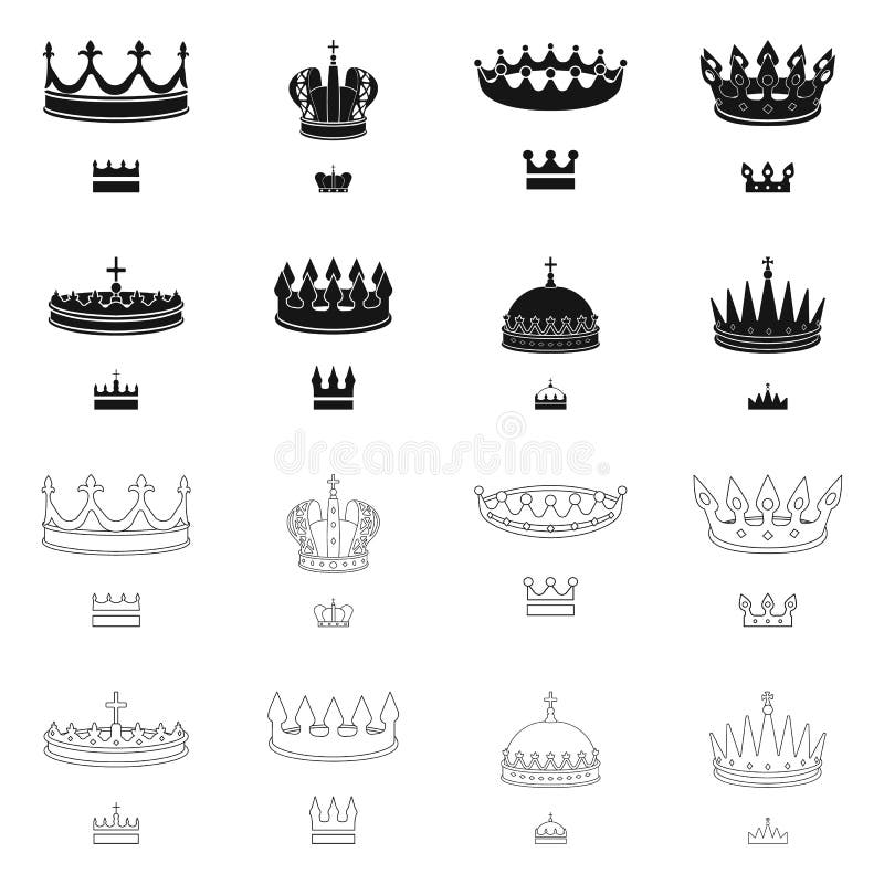 Vector Design of Medieval and Nobility Symbol. Collection of Medieval ...