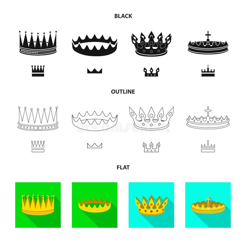 Vector Design of Medieval and Nobility Icon. Set of Medieval and ...