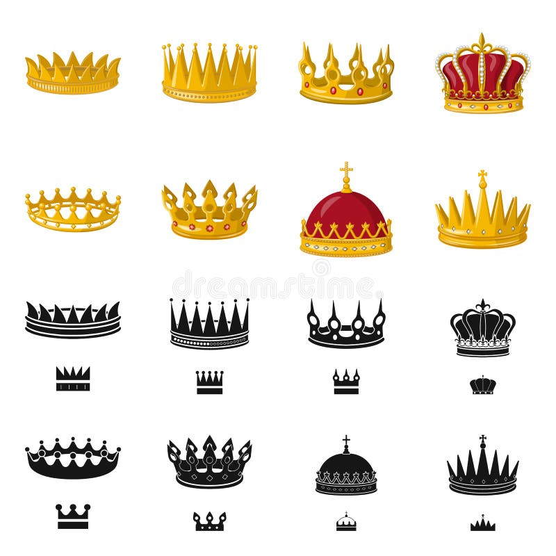 Vector Design of Medieval and Nobility Icon. Collection of Medieval and ...