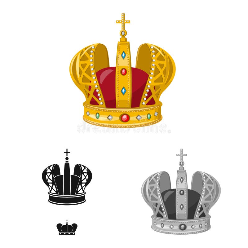 Vector Illustration of Medieval and Nobility Symbol. Set of Medieval ...