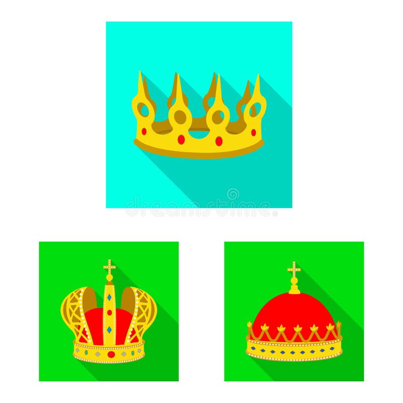 Vector Illustration of Medieval and Nobility Symbol. Set of Medieval ...