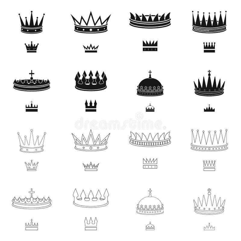 Vector Design of Medieval and Nobility Icon. Collection of Medieval and ...
