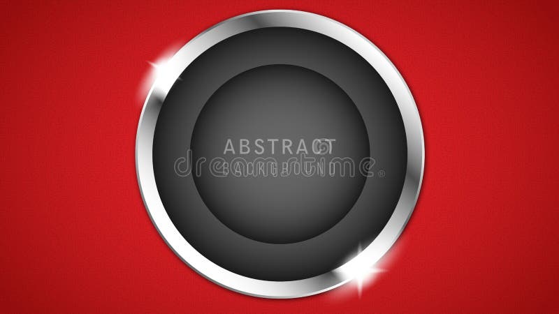 Vector Illustration of a Metal Plate with Paper Cut for Your Design ...