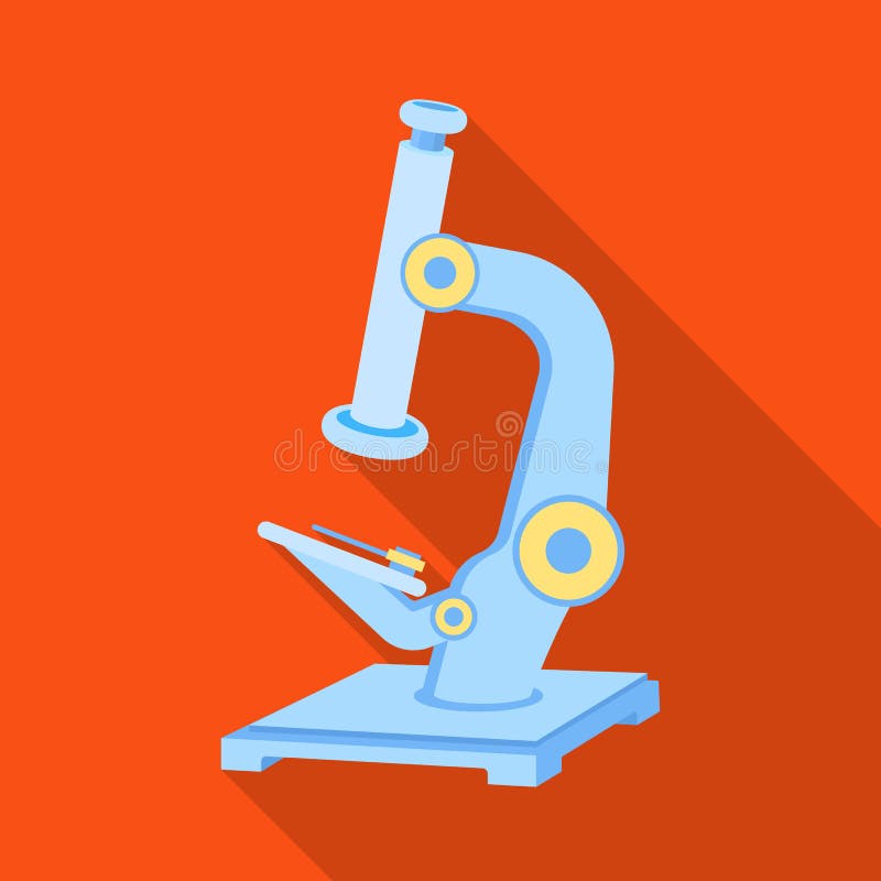 Vector Illustration of Microscope and Lab Symbol. Web Element of ...