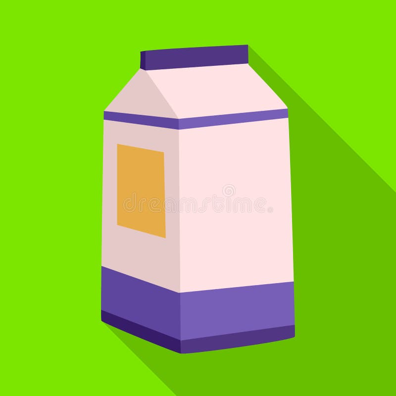 Vector Design of Milk and Box Logo. Collection of Milk and Package ...