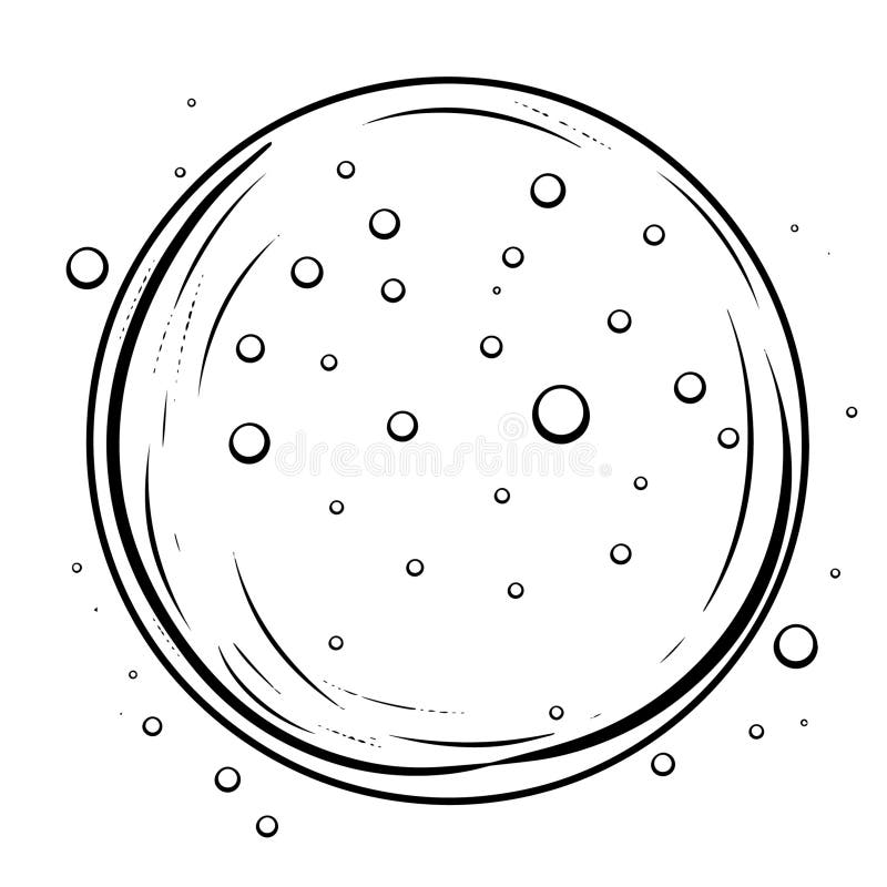 Sleek Bubble Outline Icon in Vector Format for Versatile Designs Stock ...