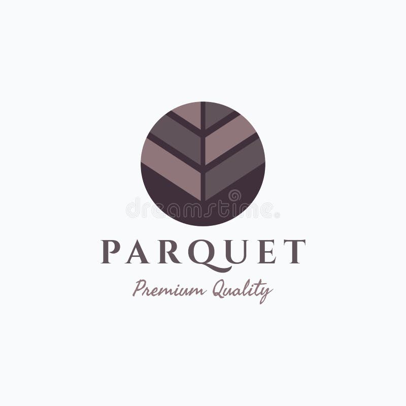 Vector Illustration of Minimalist Circle Parquet Flooring Vinyl Tile ...