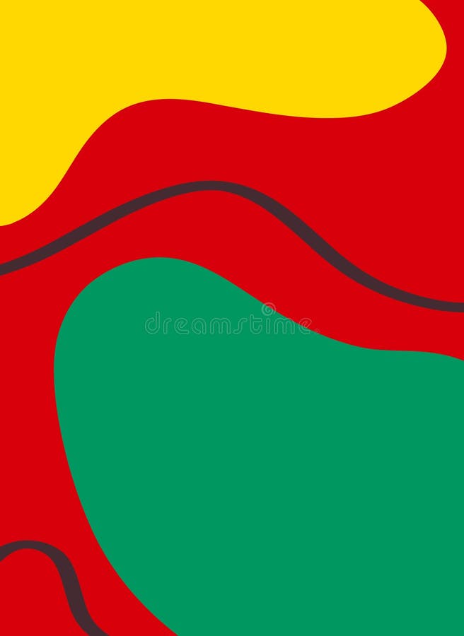 Modern Abstract Background in Rasta Style Stock Vector - Illustration ...