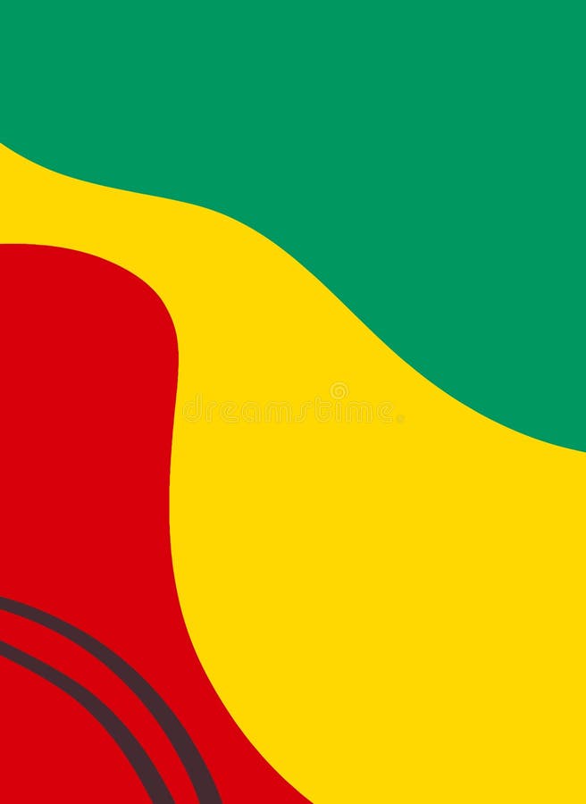 Modern Abstract Background in Rasta Style Stock Vector - Illustration ...