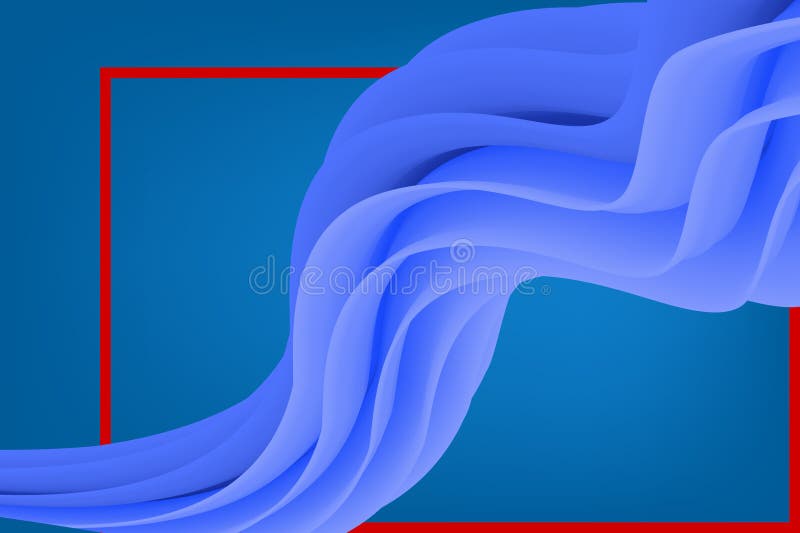 Vector Illustration: Modern Abstract Banner Background with 3d Twisted ...