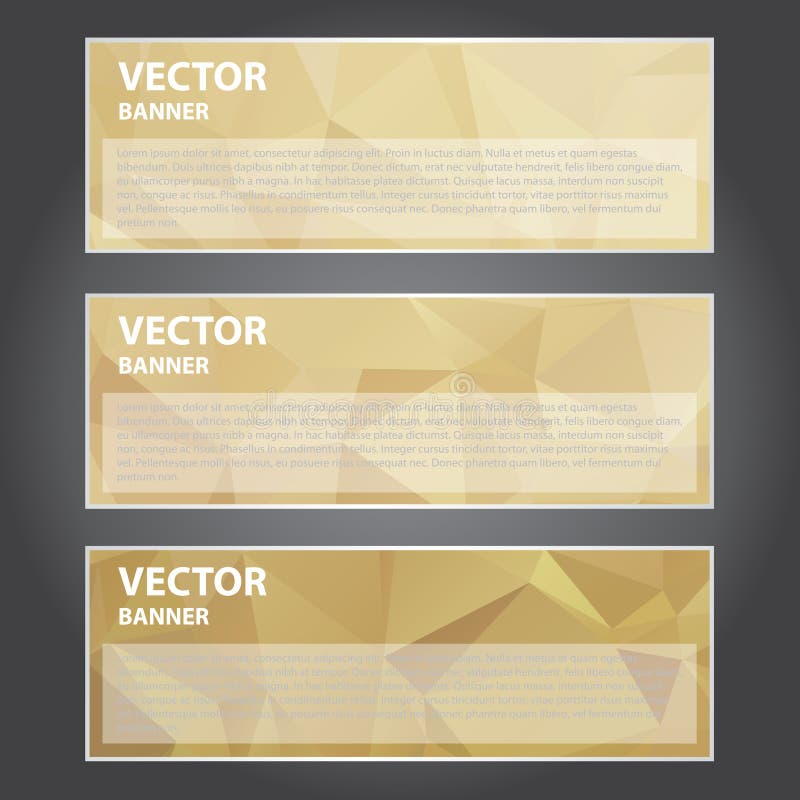 Vector Illustration, Modern Banner for Creative Work Stock Vector ...