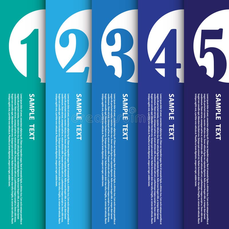 Vector Illustration, Modern Infographic Banner for Creative Work Stock ...