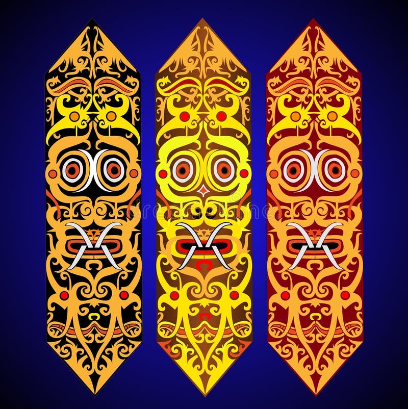 Dayak Motif Stock Illustrations – 98 Dayak Motif Stock Illustrations ...