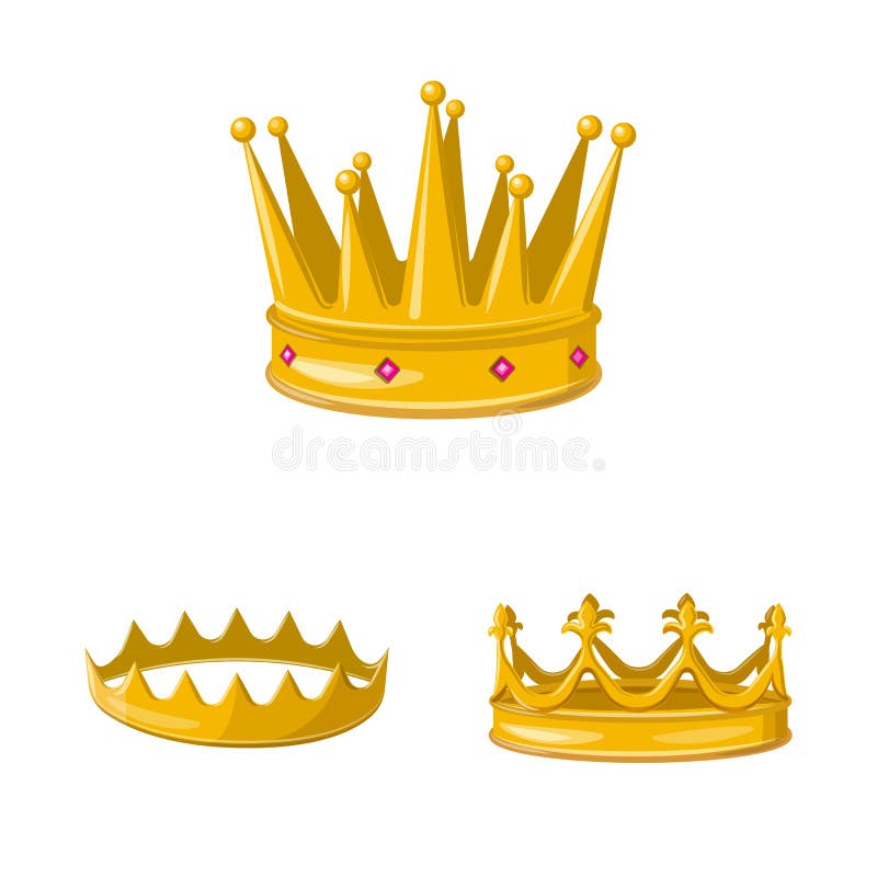 Vector Design of Monarchy and Gold Sign. Set of Monarchy and Heraldic ...