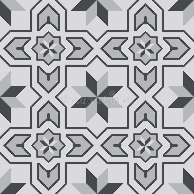 Vector Illustration of Moroccan Tiles Seamless Pattern. Stock Vector ...