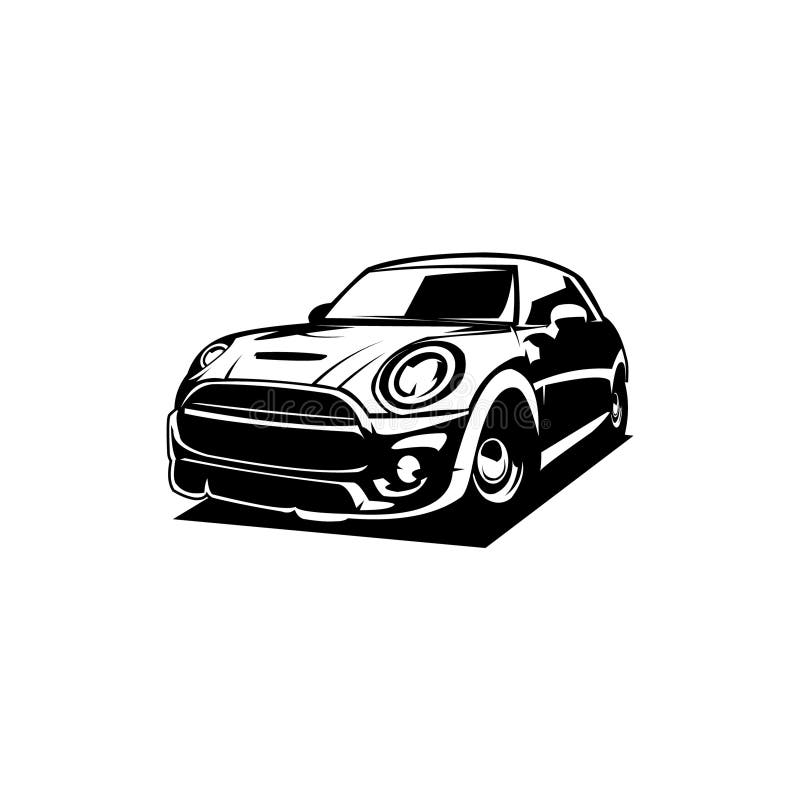 Vector Illustration of Morris Car - Isolated White Background View from ...