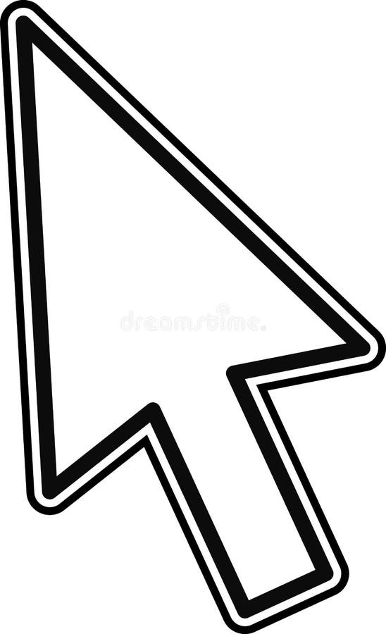 White Mouse Cursor, Mouse Pointer, Mouse Arrow Stock Vector ...