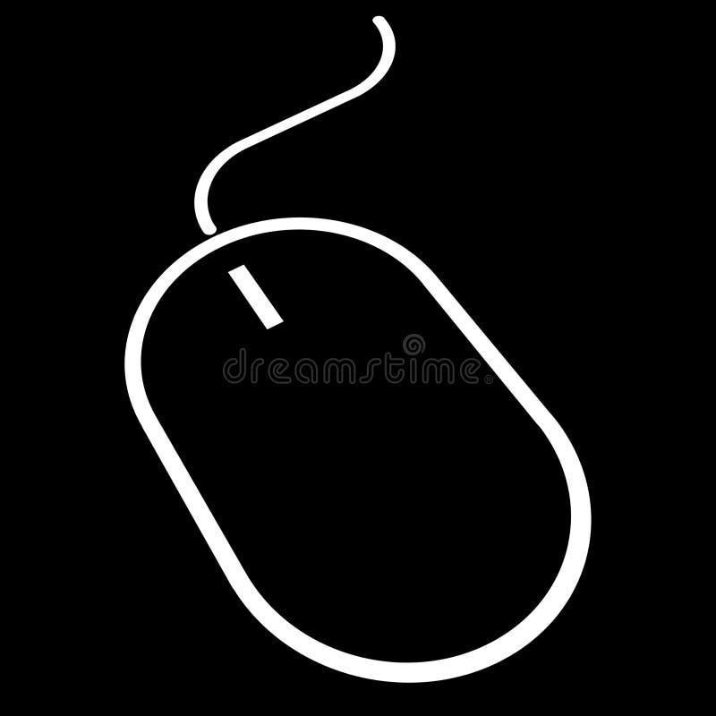 Vector Illustration of Mouse Symbol Stock Illustration - Illustration ...