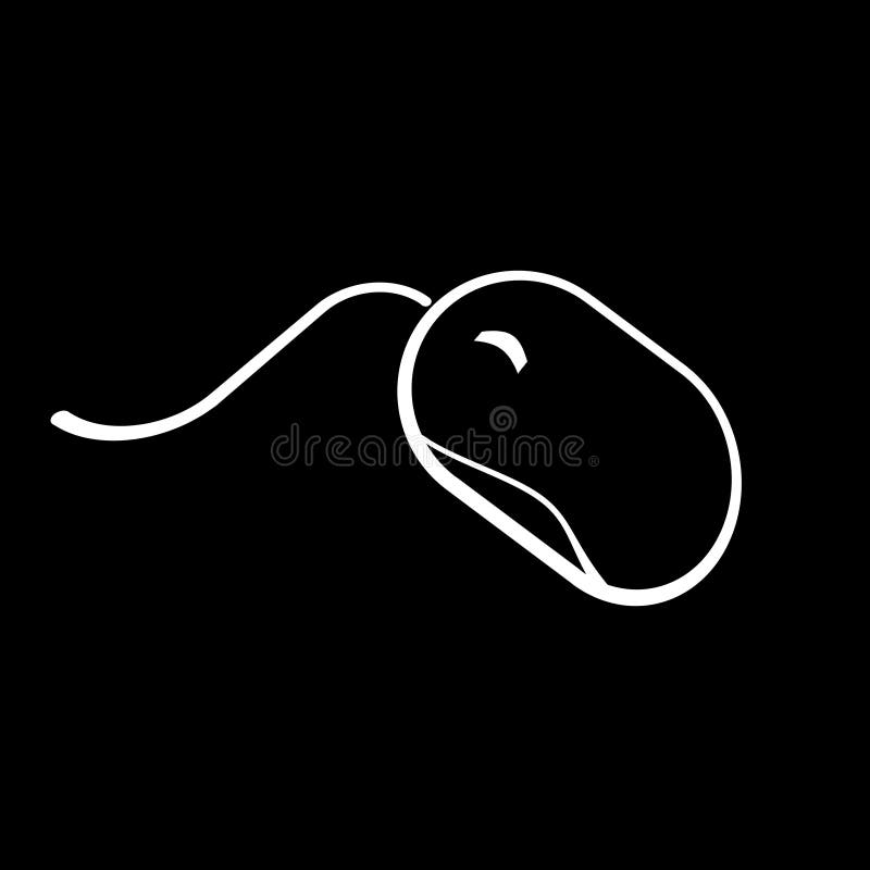 Vector Illustration of Mouse Symbol Stock Illustration - Illustration ...