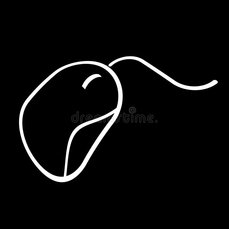 Vector Illustration of Mouse Symbol Stock Illustration - Illustration ...