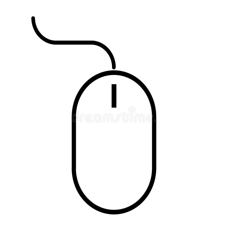 Vector Illustration of Mouse Symbol Stock Vector - Illustration of ...