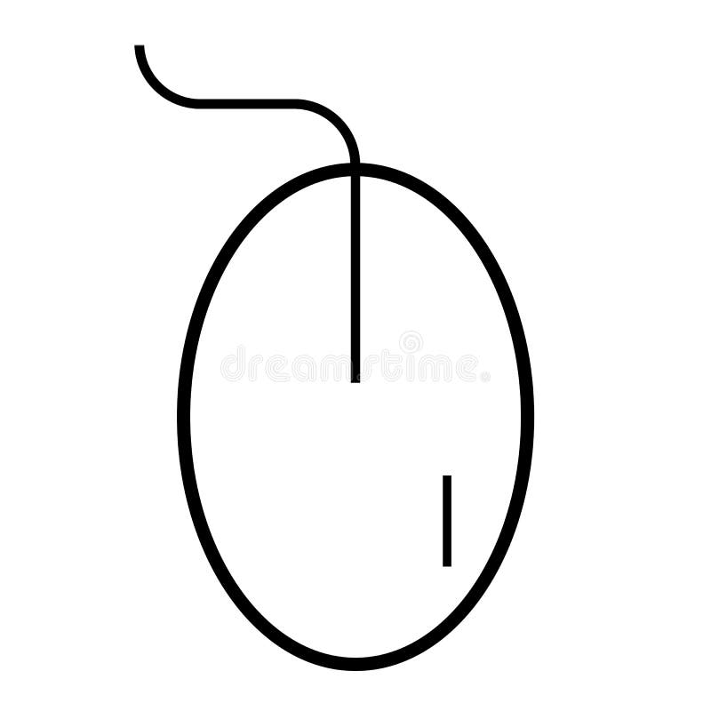 Vector Illustration of Mouse Symbol Stock Illustration - Illustration ...