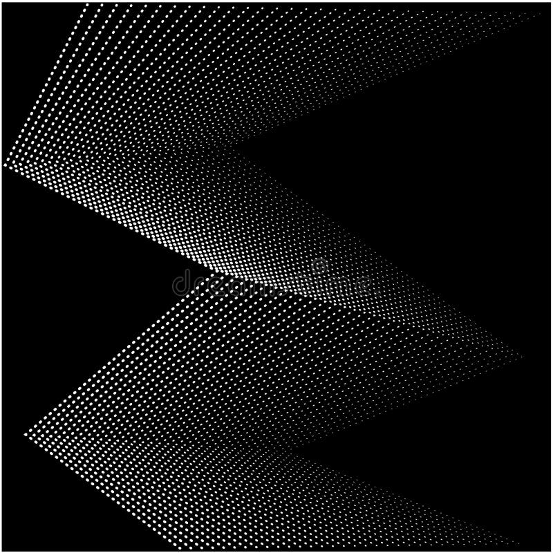 Vector Illustration of Movement Pattern of Lines Rectangle and Shape ...