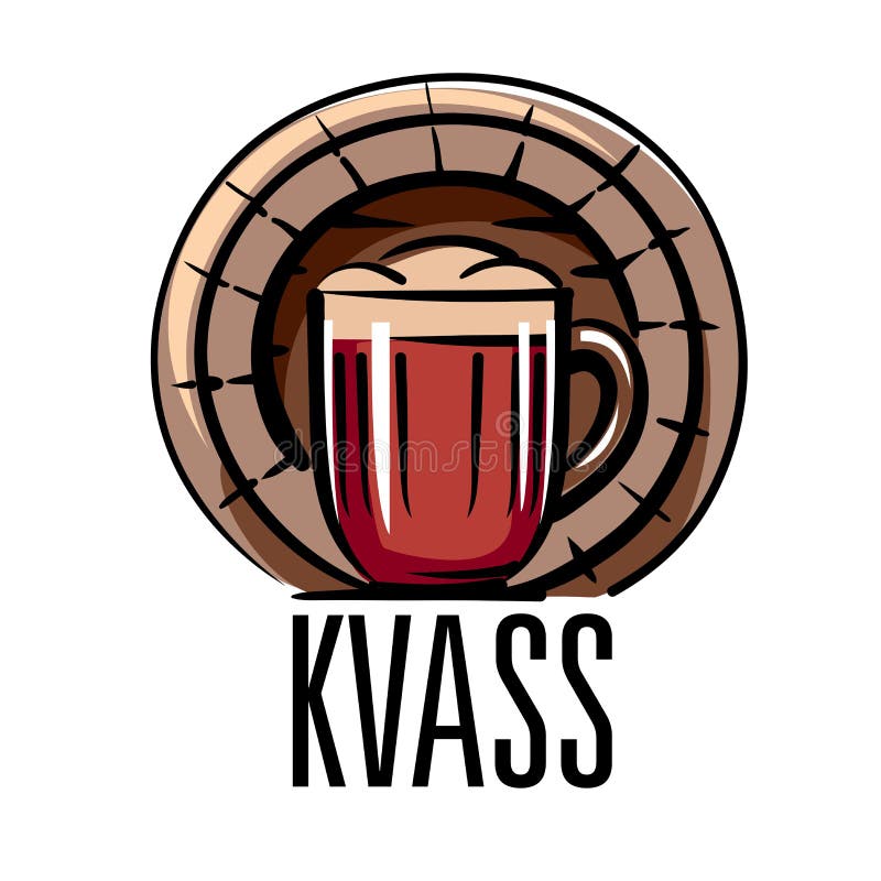 Glass Kvass Isolated Stock Illustrations – 312 Glass Kvass Isolated ...