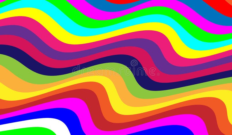 Vector Illustration. Multi-colored Lines. Geometric Figures Stock ...