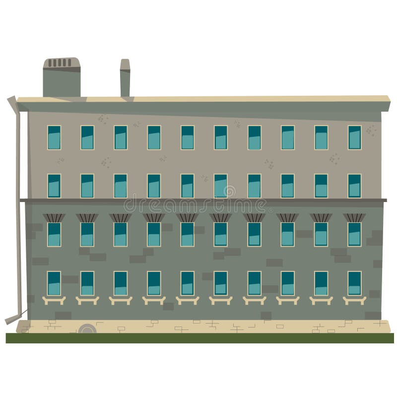 Cartoon Buildings Grey Stock Illustrations – 211 Cartoon Buildings Grey ...