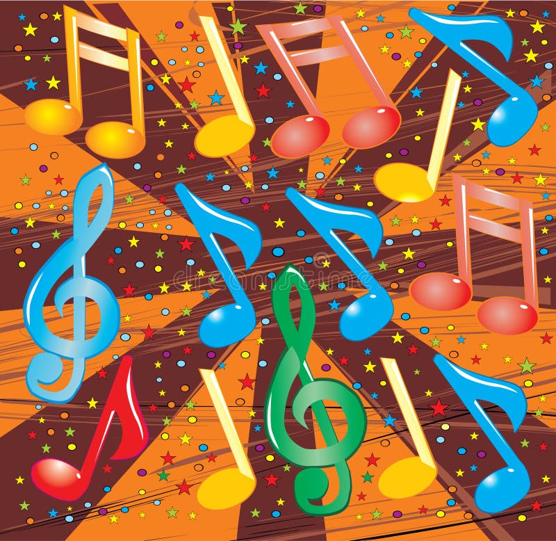 Vector Illustration of Musical Stock Vector - Illustration of musical ...