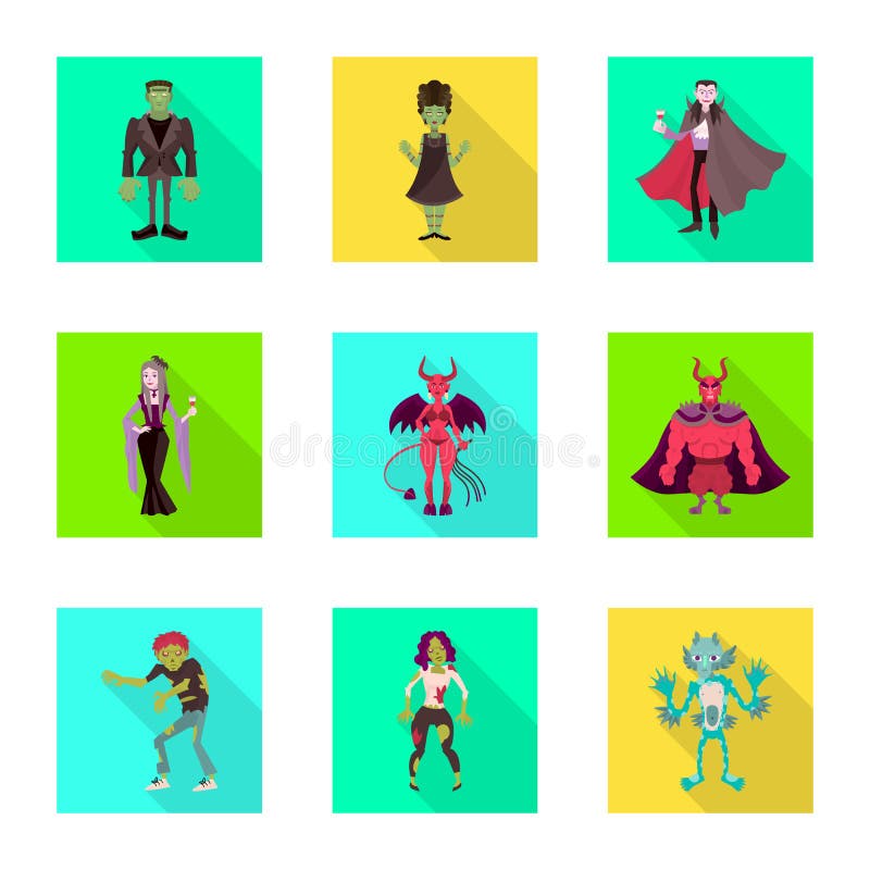 Vector Illustration of Mystic and Hell Symbol. Collection of Mystic and ...