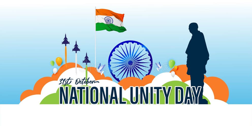 Vector Illustration for National Unity Day of India Stock Vector ...