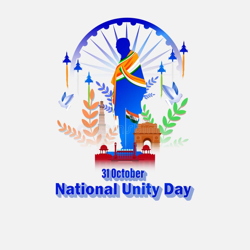Vector Illustration for National Unity Day of India Stock Vector ...