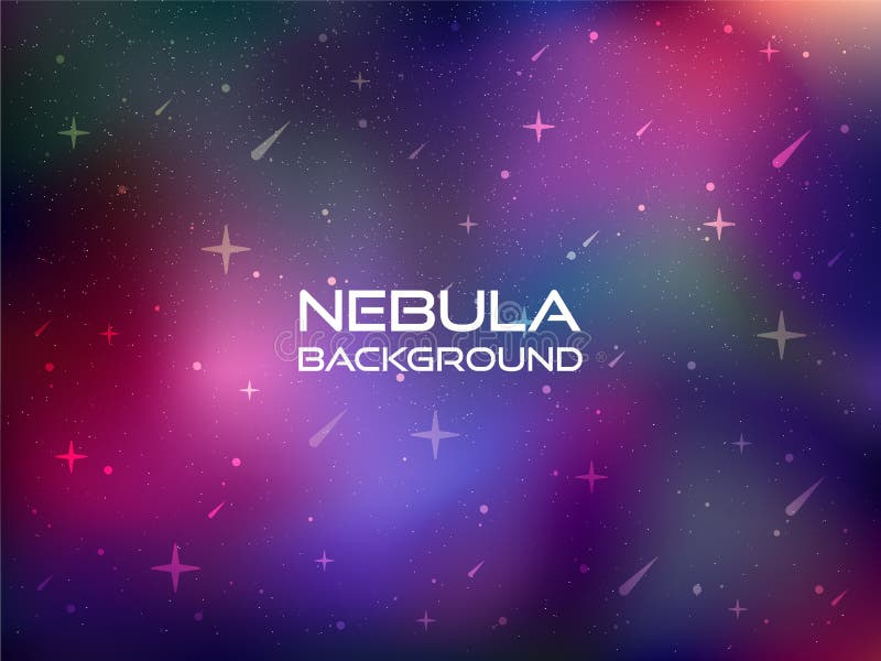 Illustration of a nebula stock illustration. Illustration of ...