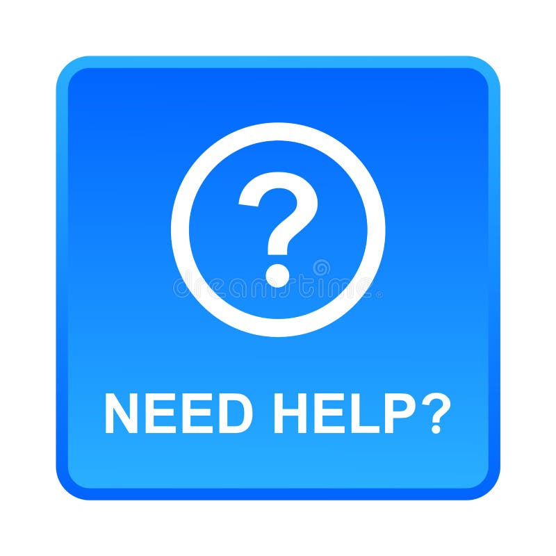 Need help button stock vector. Illustration of emergency - 137915343