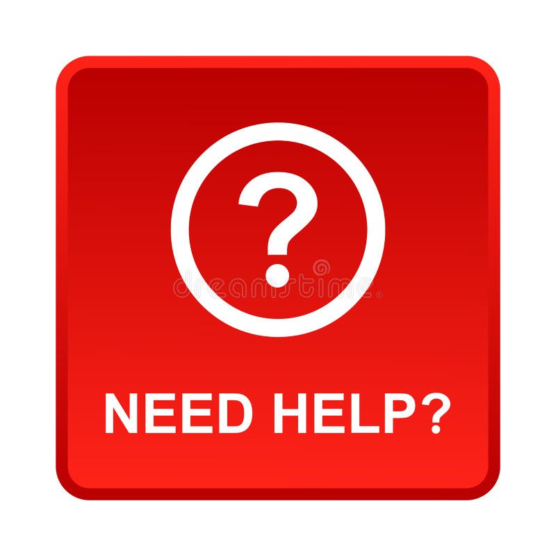Need help button stock vector. Illustration of info - 137915309