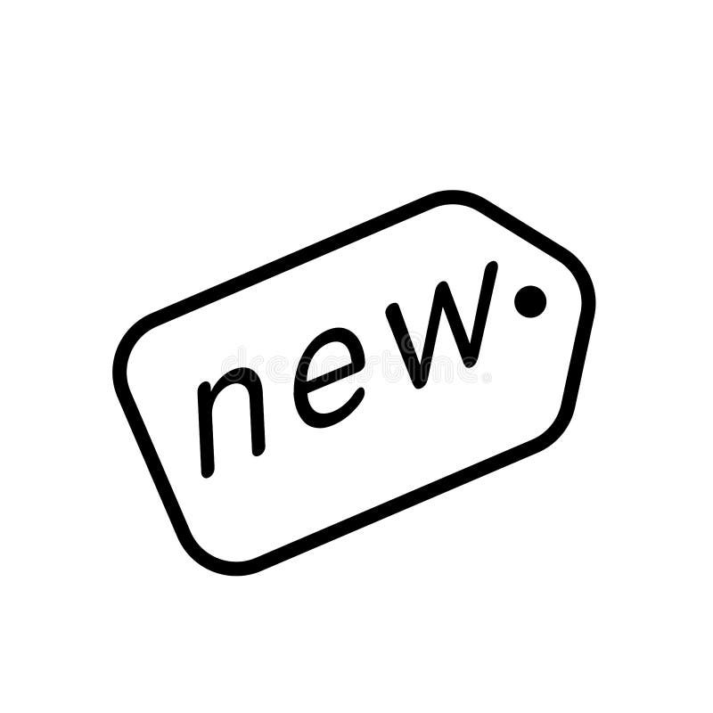 New Label Icon Design Template Stock Vector - Illustration of concept ...