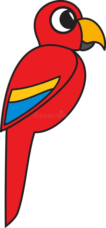 Vector Illustration of a Nice Macaw Stock Vector - Illustration of ...