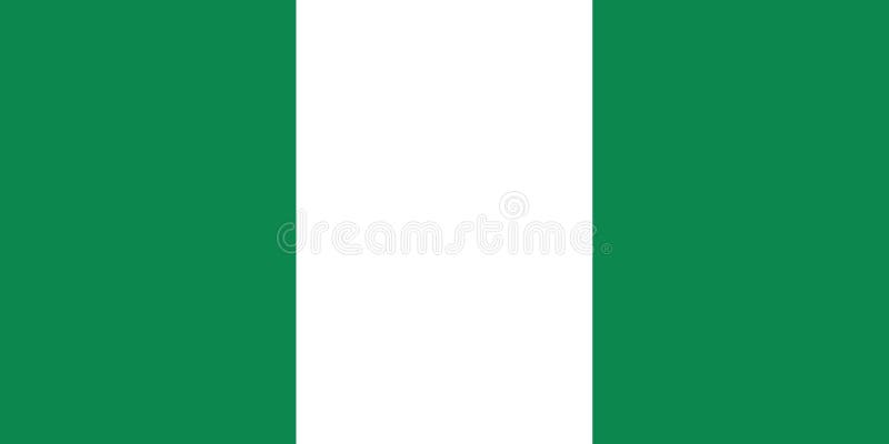 Vector Illustration of Nigeria Flag Stock Vector - Illustration of icon ...