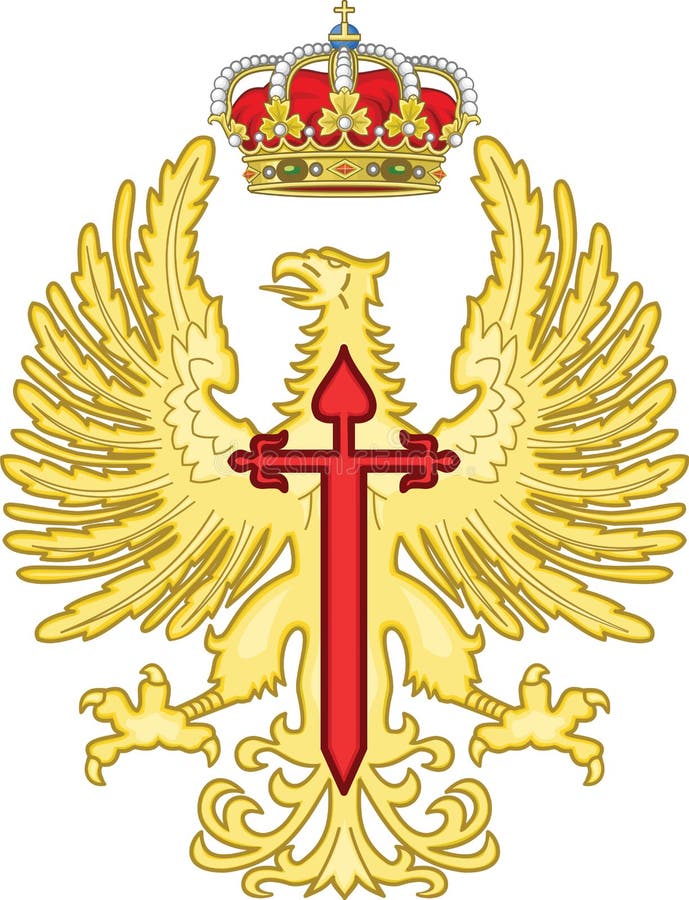 Emblem of the Spanish Army stock vector. Illustration of mark - 243249019