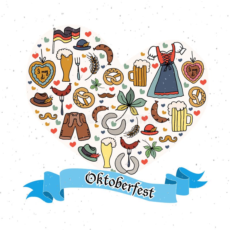 Vector Illustration of Oktoberfest Elements Set Editorial Photography ...