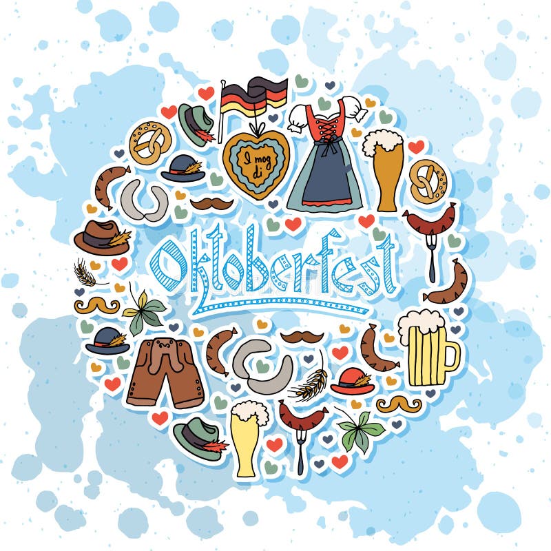 Vector Illustration of Oktoberfest Elements Set Editorial Stock Photo ...