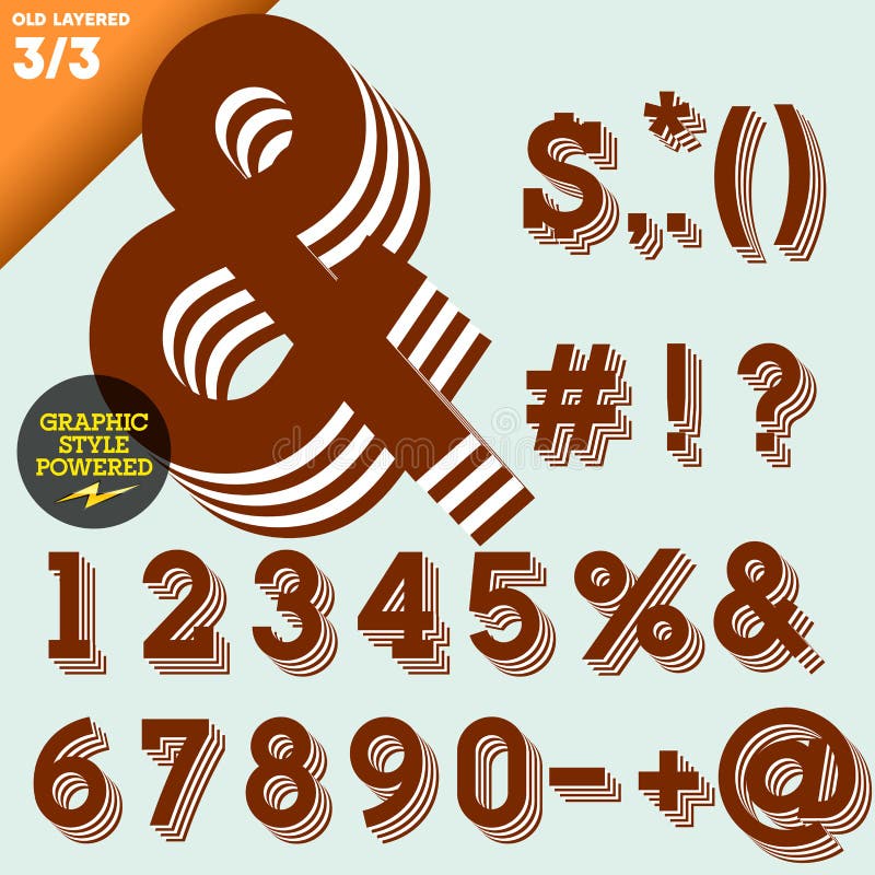 Vector Illustration of an Old Fashioned Alphabet Stock Vector ...