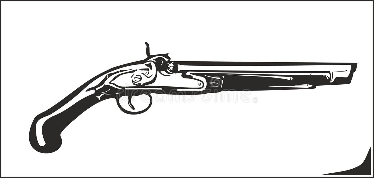 Flintlock Rifle Stock Illustrations – 192 Flintlock Rifle Stock ...