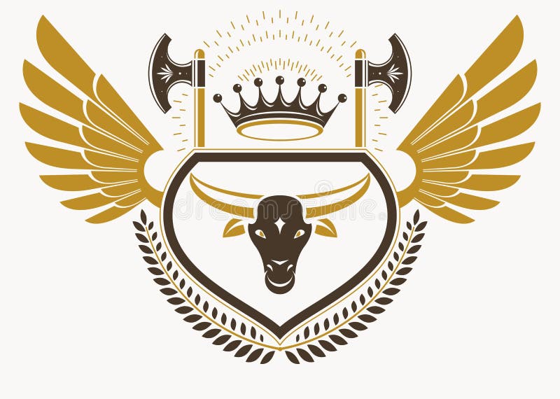 Winged Bull Stock Illustrations – 152 Winged Bull Stock Illustrations ...